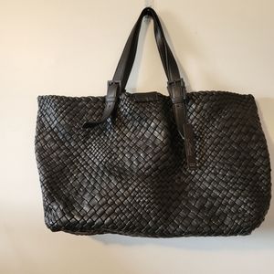 Falor | Bags | Falore Woven Leather Tote Bag | Poshmark
